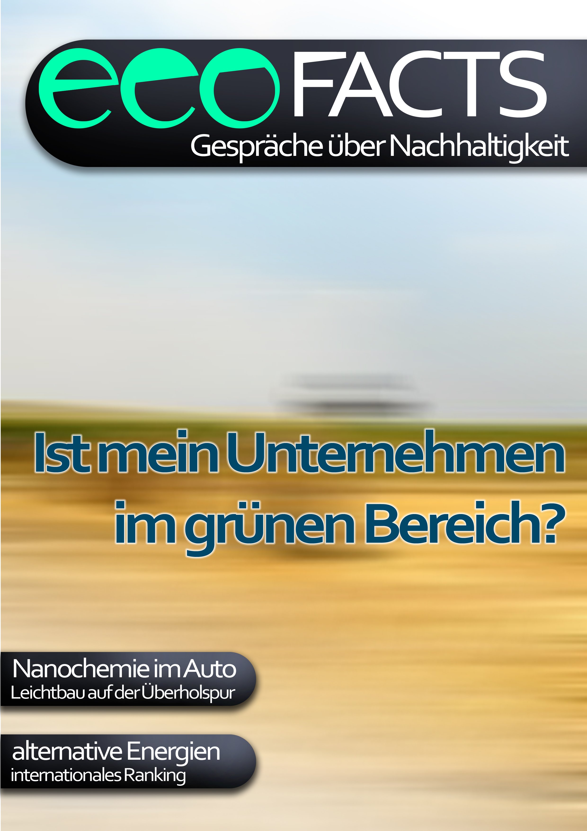 EcoFacts magazine logo design | Tilmann Schlootz Design Frankfurt